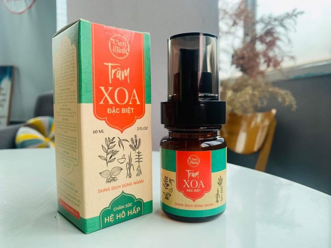 Tinh D???u Tr??m Xoa ?????c Bi???t Vi??n Minh 60ml - Massage H??? S???t, Gi??? ???m, Gi???m Ho